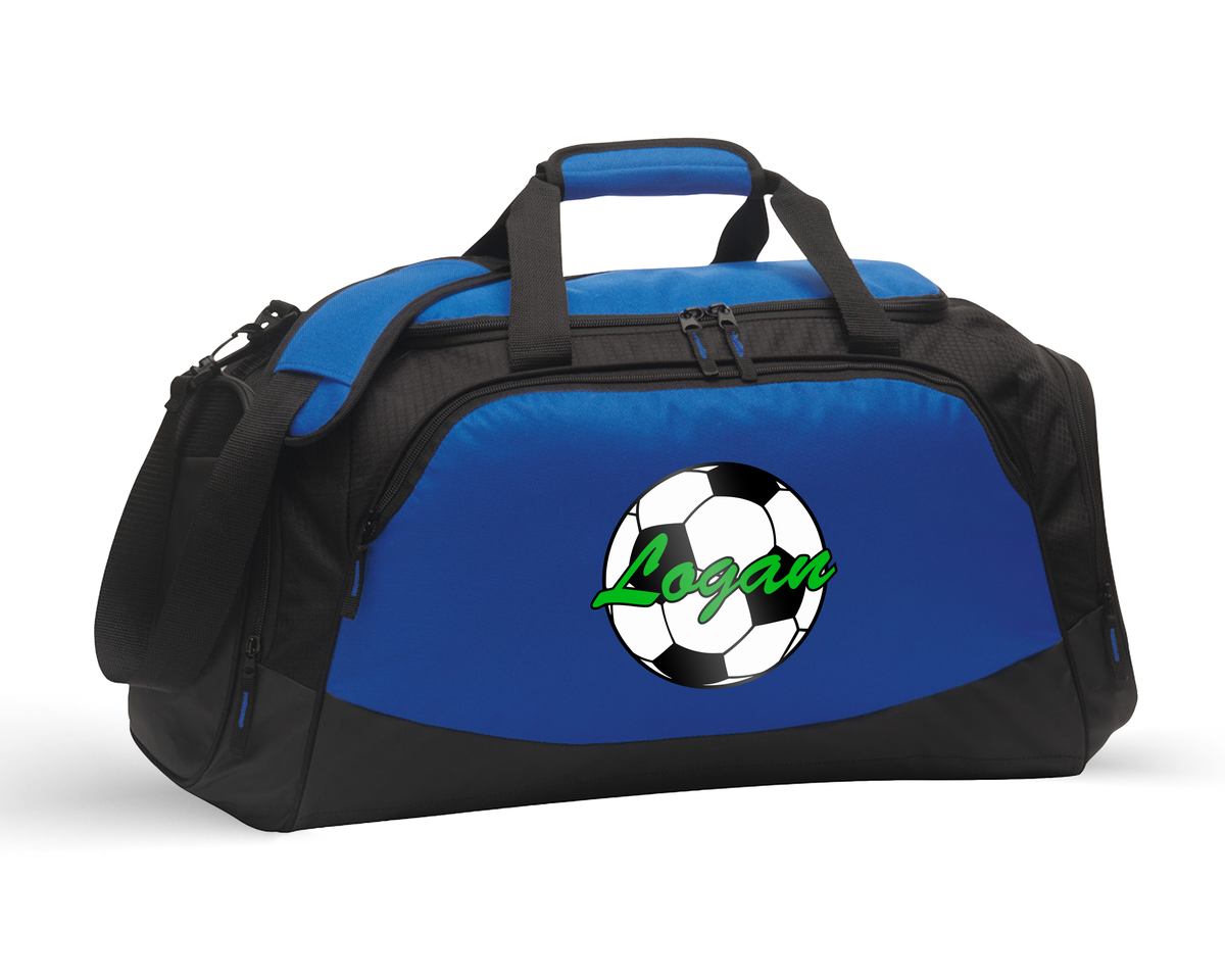 Personalized Soccer Player Duffle Bag & Water Bottle Set – Ideal Gift ...