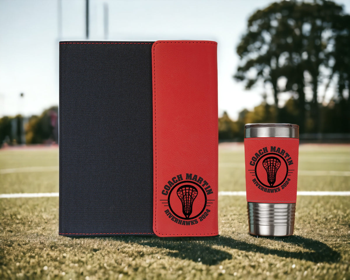 Personalized Lacrosse Coach Portfolio | Custom Coach Gift ...