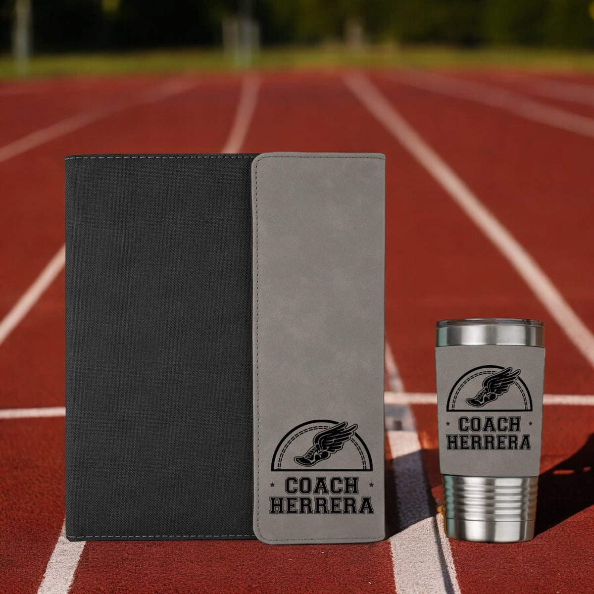 Personalized Engraved Track & Cross Country Coach Portfolio | Custom ...