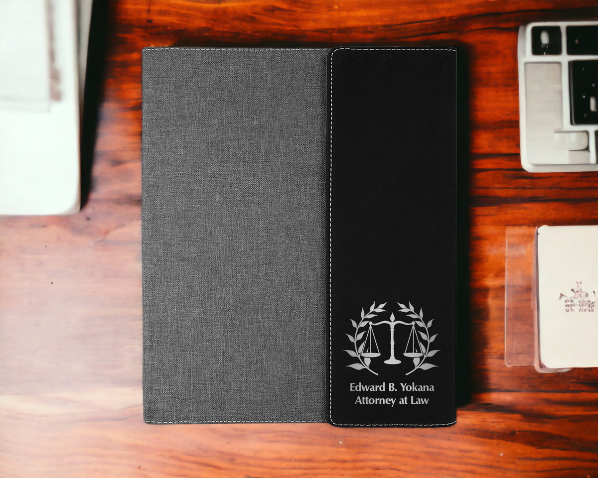 Engraved Attorney Leatherette Padfolio and Tumbler Set - Perfect Gifts ...