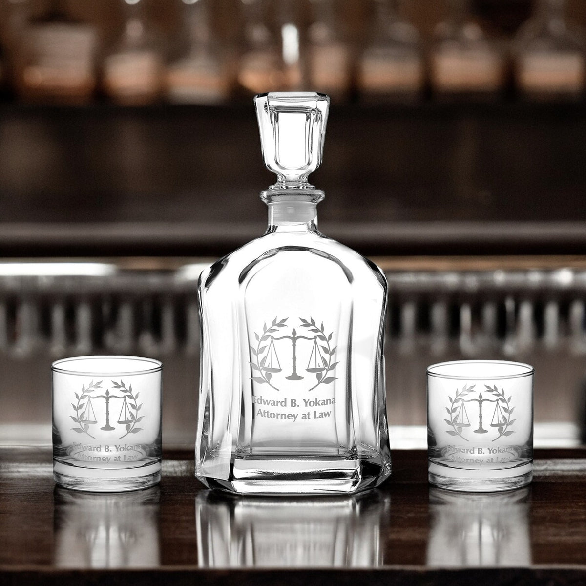 Personalized Attorney Gift Engraved Glassware | Makes a Great Lawyer ...