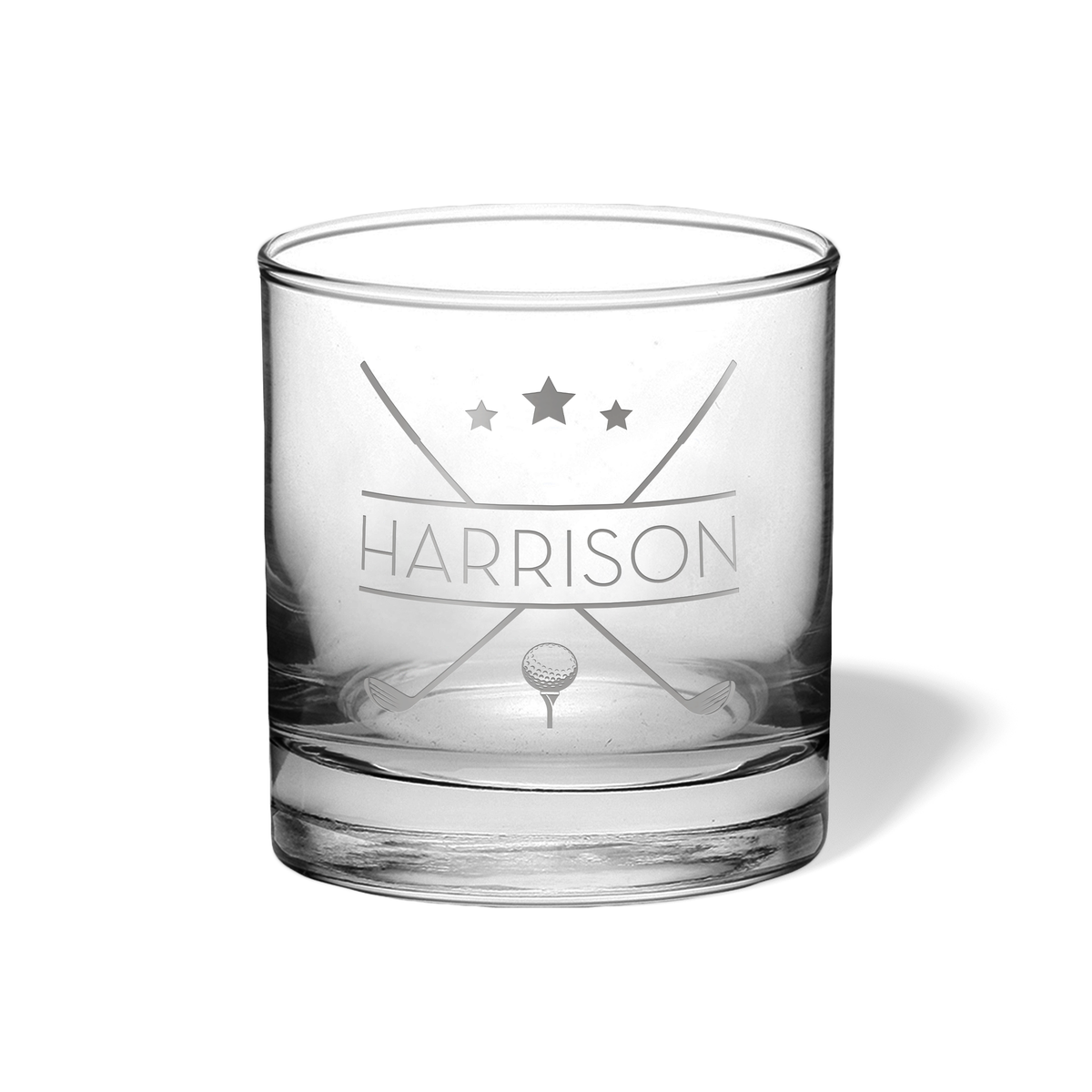 Personalized Golf Glass | Hand-Sand Carved Whiskey & Pint Glasses ...